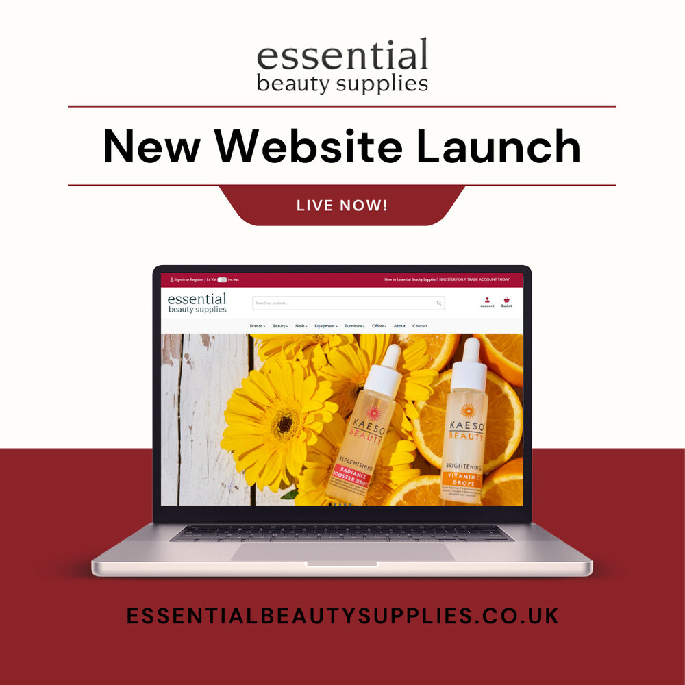 New Website Launched! | Essential Beauty Supplies